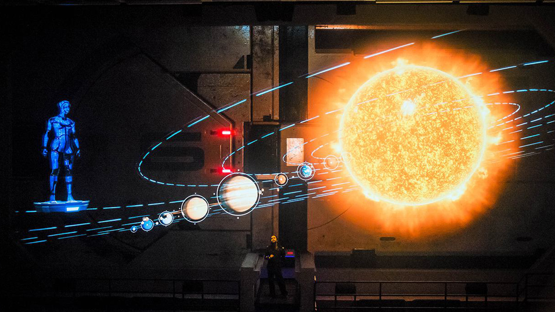 3d Led Technology Solution At Mass Effect New Earth Electrosonic 0349